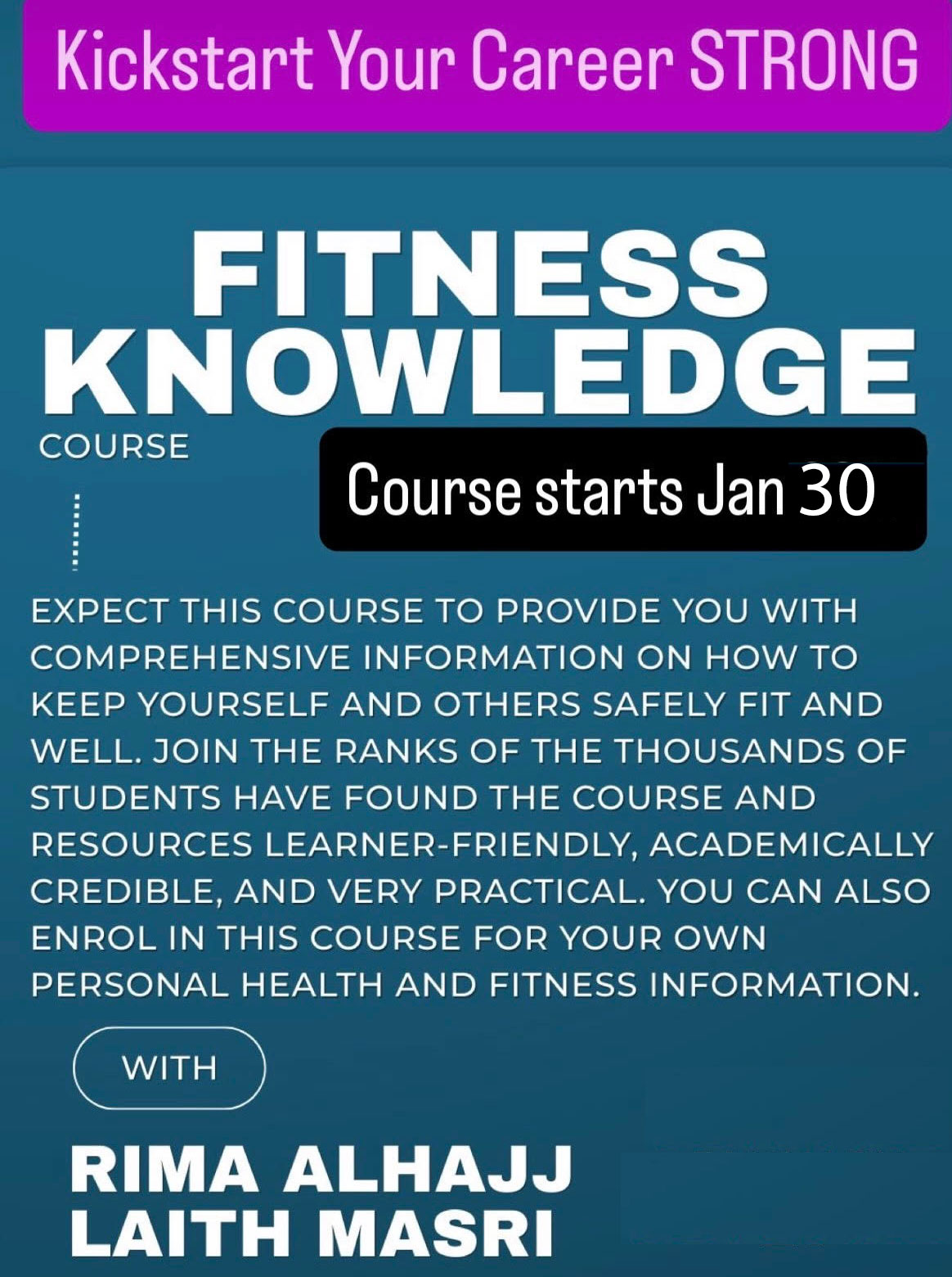 CFES Fitness Knowledge Course - Canadian Fitness Education Services